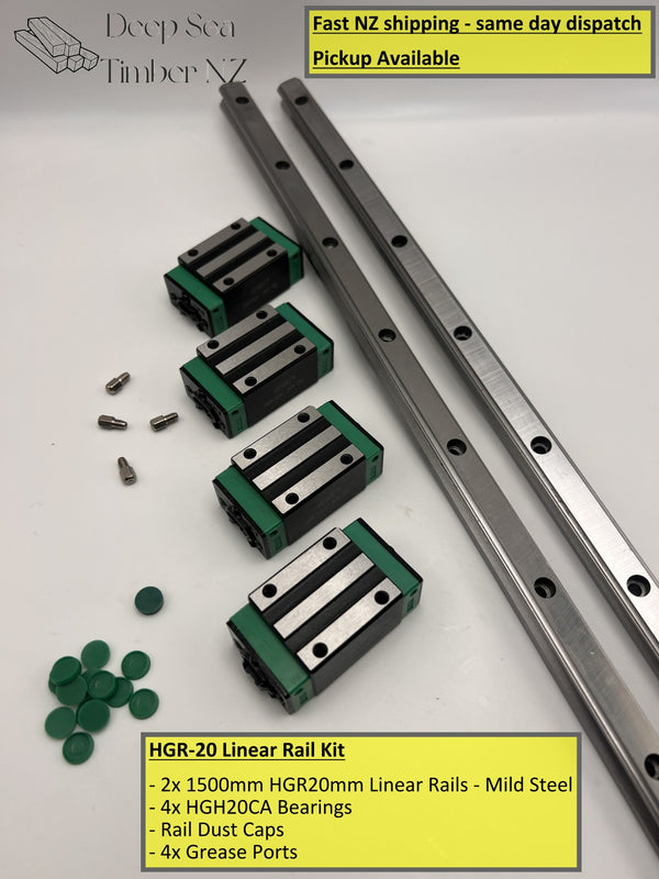 HGR20 Linear Rail Kit - 1.5m – Deep Sea Timber