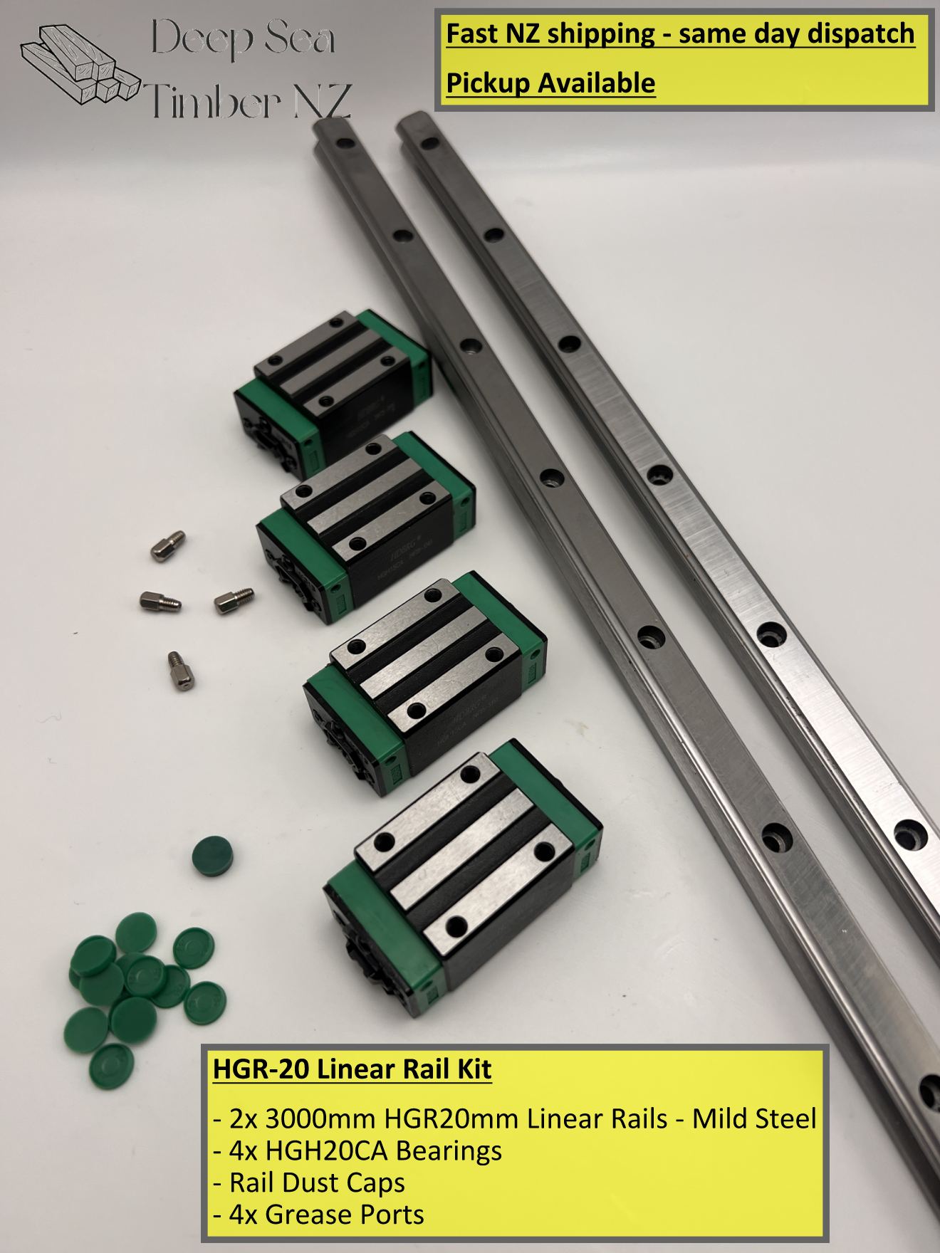 HGR20 Linear Rail Kit - 3.0m – Deep Sea Timber